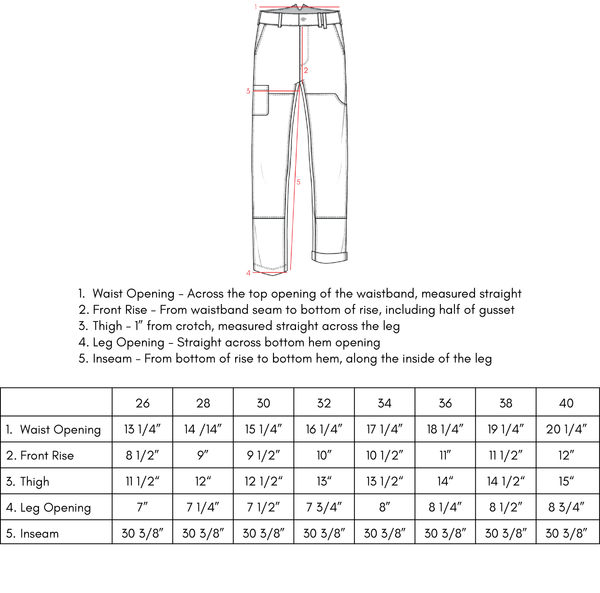 Courier Pant Sharp Fit in Over-Dyed Hickory Stripe – Imperfects